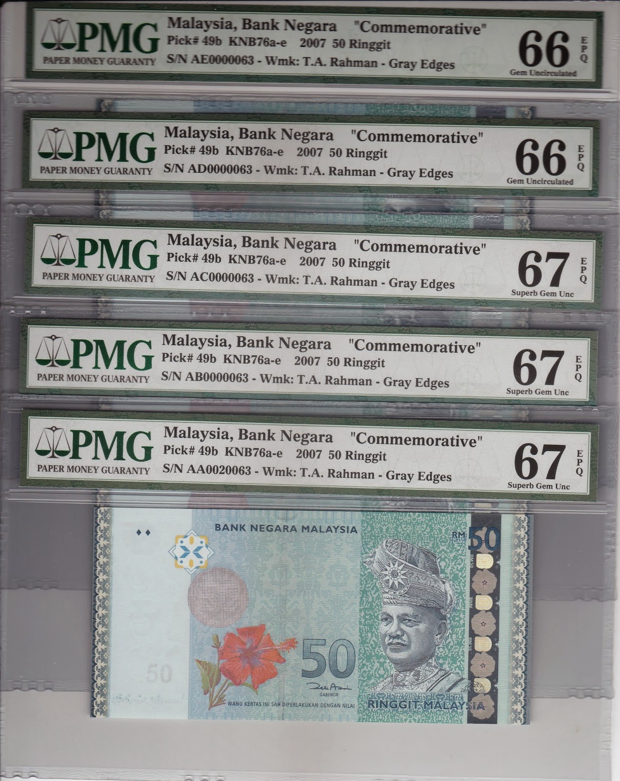 Randhawa's Bank Notes And Collectibles: [PMG GRADED] Malaysia RM 50 ...